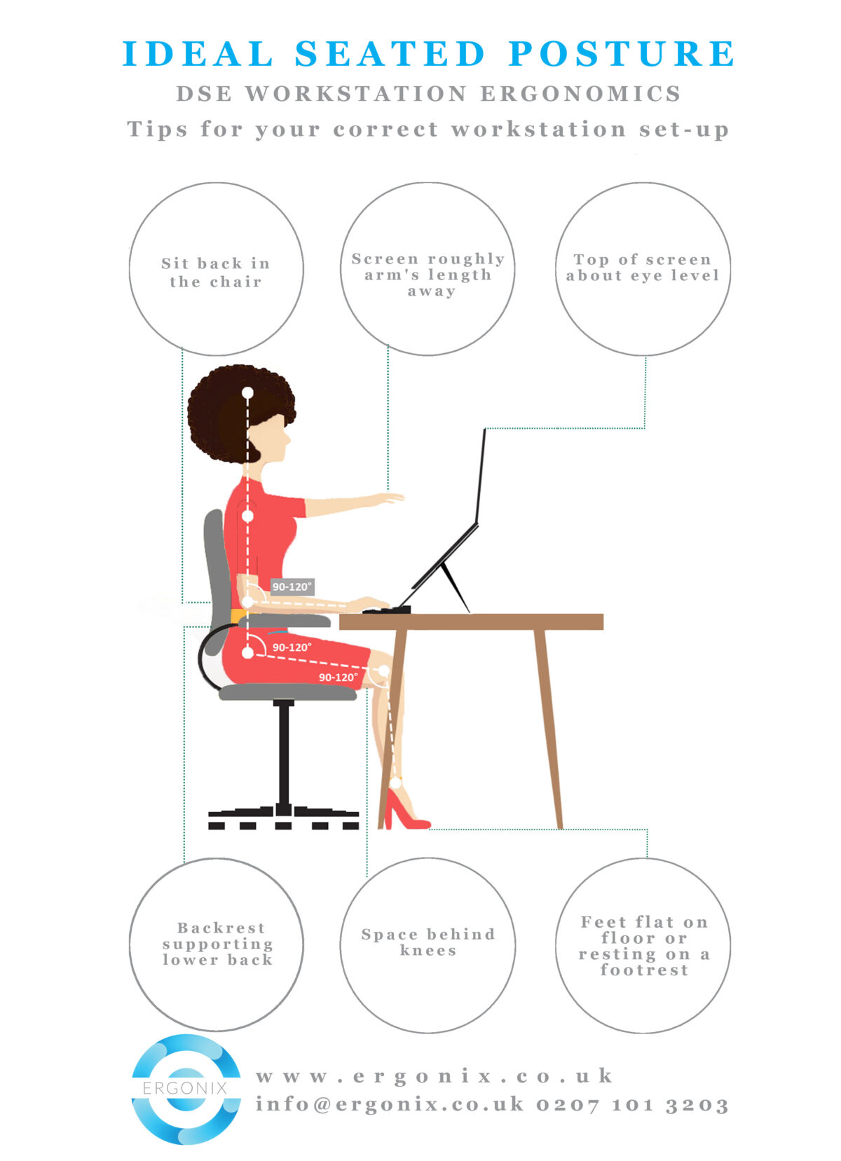 Tips to prevent bad posture while working from home